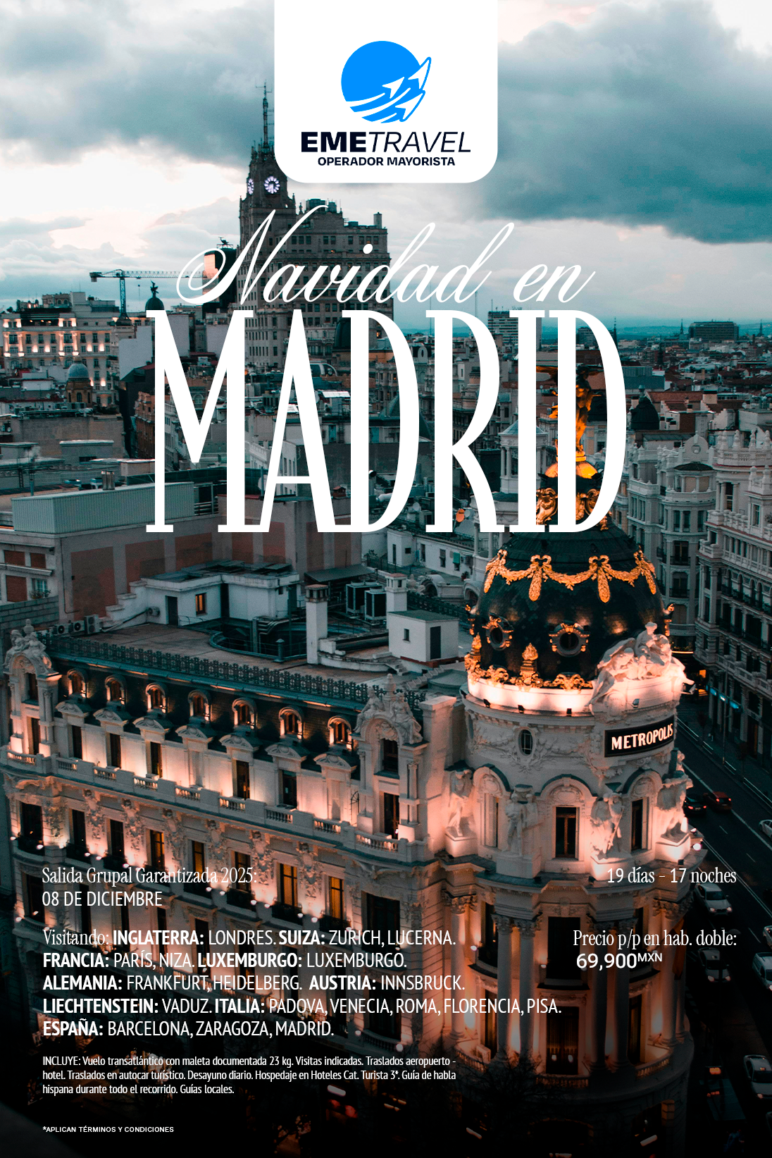 Disfruta de Navidad en Madrid con EME Travel